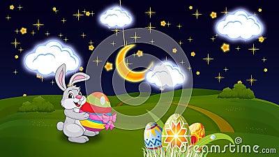 LOOP ANIMATION, LULLABY BACKGROUND.AUTHOR S ANIMATION Stock Video ...