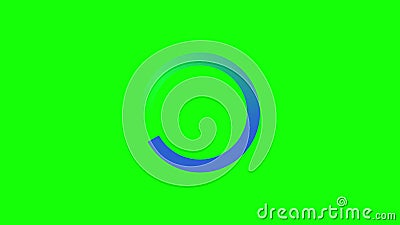 Seamless Blue Loading Circle, Video. Download Progress, Preloader ...