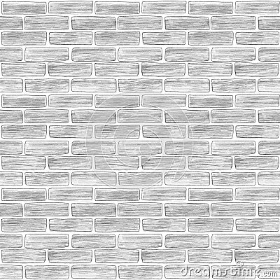 Seamless Brickwork Sketched Texture Royalty-Free Stock Image ...