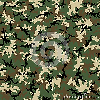 Seamless Camo Pattern Cartoon Vector | CartoonDealer.com #38937031