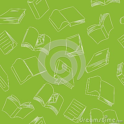 Seamless Doodle Pattern - Books Stock Photo - Image: 19934330