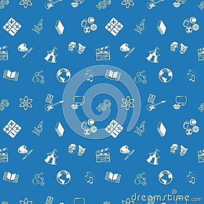 Seamless Education Or Topics Background Royalty Free Stock Image ...