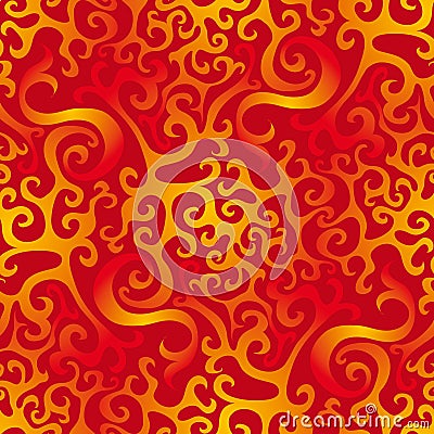 Seamless Fire Pattern Stock Photos - Image: 5940123