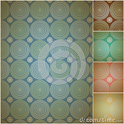 Set of Geometryc and Floral Linear Monogram Design. Line Art Elements ...