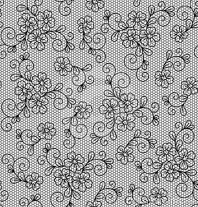 Seamless Lace Pattern Royalty Free Stock Images - Image: 34757409