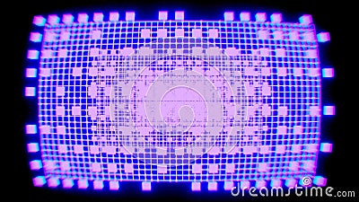 Seamless Loop Abstract. Global Digital Network. Network Connection ...