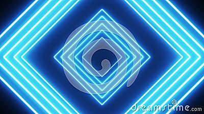 Seamless Loop Abstract Rectangle Technology Neon Light Award VJ Loop ...