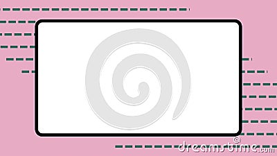 Seamless Loop of a 2D Animation of Horizontal Lines Streaming Across ...