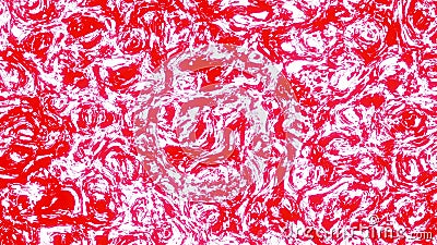 Seamless Loop Red Animated Three-dimensional Patterns. Animated Texture ...