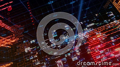 Technology Interface Computer Data Digital Screen Stock Video - Video ...