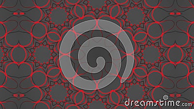 Abstract Red Lines Background. Seamless Looping Optical Illusion ...