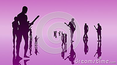 Seamless music loop stock video. Video of popular, perform - 39986057