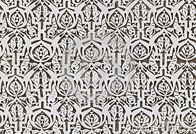 Seamless Ornate Moorish Pattern Stock Photo - Image: 39372688