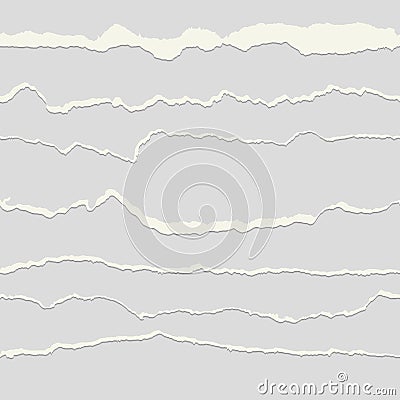 Seamless Paper Rips Vector Illustration | CartoonDealer.com #54259730