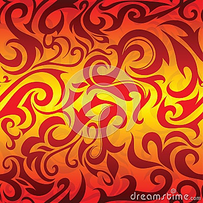 Seamless Pattern With Flames Stock Photos - Image: 3581273