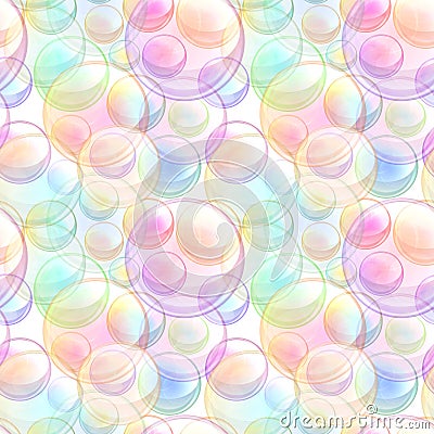 Seamless Pattern Texture Made of Under Water Bubbles Stock Illustration ...