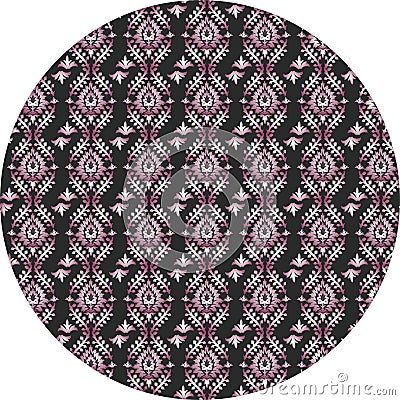 Seamless Patterns With Fabric Texture Cartoon Vector | CartoonDealer ...