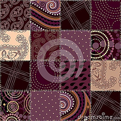 Seamless Quilt Pattern Stock Photos - Image: 21753863