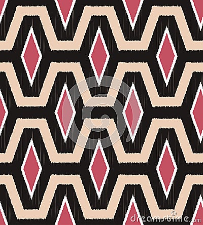 Seamless Rhombus Mesh Pattern Vector Illustration | CartoonDealer.com ...