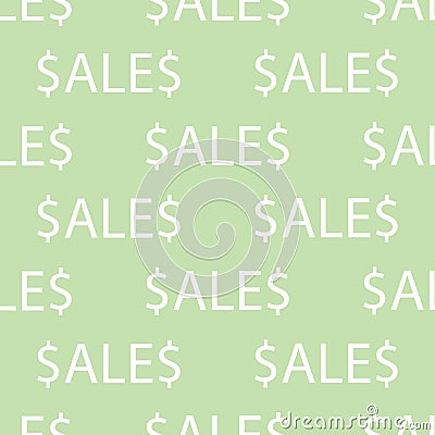 Seamless Sales Signs On Background Green Retail Sale Stock Photo ...