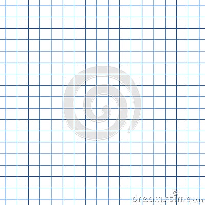 Seamless Square Grid Graph Paper Pattern In Blue Stock Photography ...