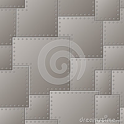 Seamless Steel Plate Pattern Royalty Free Stock Images - Image: 14685449