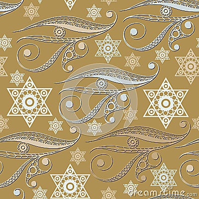 Seamless Texture With Occult Symbol 10 Vector Illustration ...