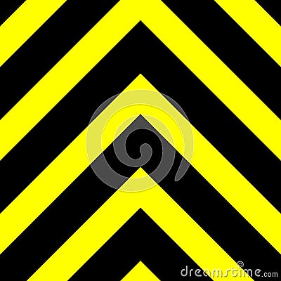 Seamless Vector Graphic Of Black Upward Pointing Chevrons On A Yellow ...