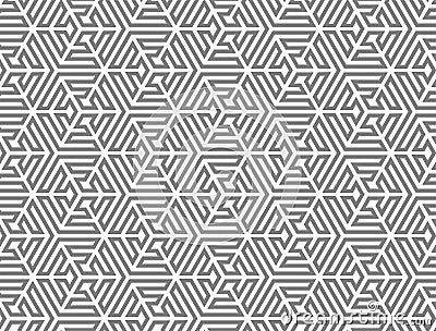INTERWEAVING SEAMLESS VECTOR PATTERN. TESSELATION STRIPED TEXTURE ...