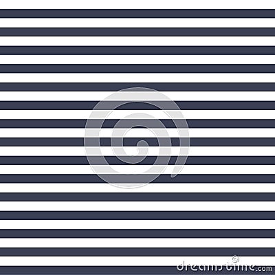 Seamless Vector Simple Stripe Pattern With Navy And White Horizontal ...