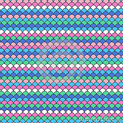 Seamless Wave Pattern Cartoon Vector | CartoonDealer.com #121634379