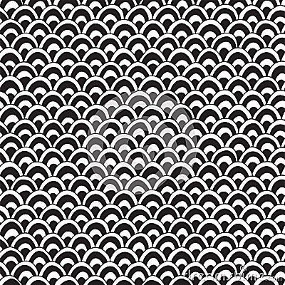 Seamless Wave Pattern Vector Illustration | CartoonDealer.com #122555278