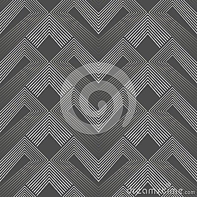 Seamless Zig Zag Pattern. Abstract Aztec Background. Vector Regular ...