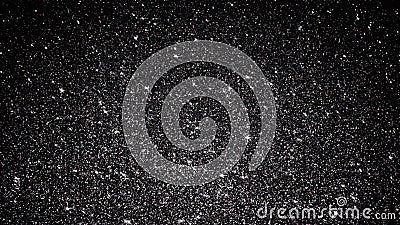 Black Sparkling Obsidian Glitter Stock Video - Video of surface ...