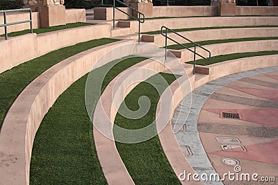 Seating At An Amphitheater Stage Stock Images - Image: 6117684