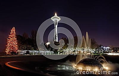 Seattle Center Christmas Lights Stock Photos - Image: 23436453