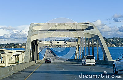 Seattle Floating Bridge - Stock Image - Everypixel