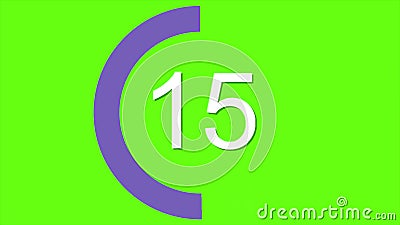 30 Seconds Countdown Timer on Green Screen Stock Footage - Video of ...