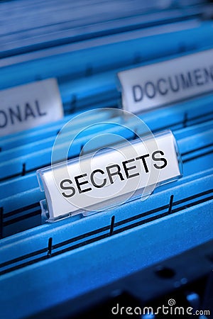 Secrets Secrecy Secret Files Stock Photo - Image: 11015500