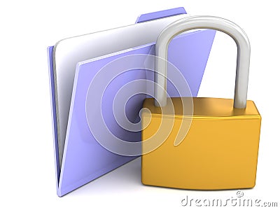 Secured Files Stock Illustration | CartoonDealer.com #33283021