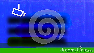 Security Camera in Glitch Effect. Bad Signal Stock Footage - Video of ...