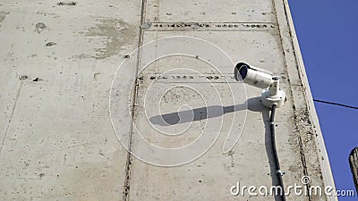 Security Camera For Outdoors Stock Video - Video of overhead, property ...