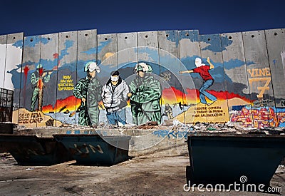 Segregation Wall In Palestine Editorial Photography - Image: 16675702