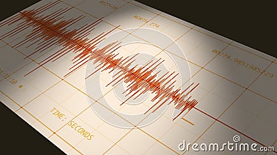 Seismograph (Computer-Erdbeben-Daten) Stock Footage - Video von ...