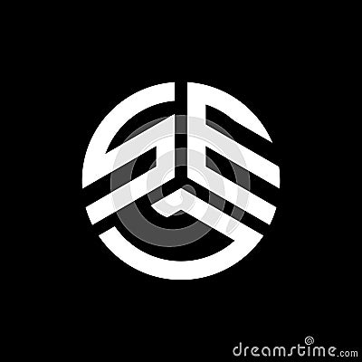 SEL Letter Logo Design On Black Background. SEL Creative Initials ...