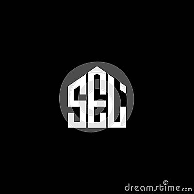 SEL Letter Logo Design On BLACK Background. SEL Creative Initials ...
