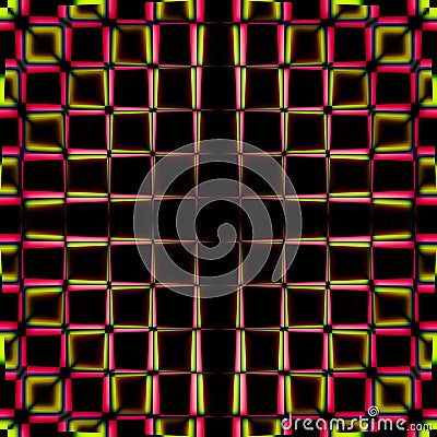 Red And Yellow Squares Pattern Stock Photography | CartoonDealer.com ...