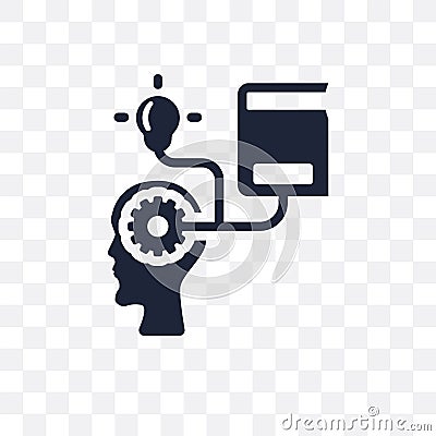 Self-learning Transparent Icon. Self-learning Symbol Design From ...