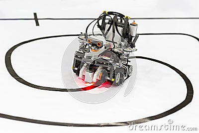 Self-made Robot From Lego Blocks Royalty-Free Stock Photo ...