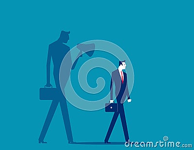 Self Motivation Or Self Criticism Stock Vector | CartoonDealer.com ...